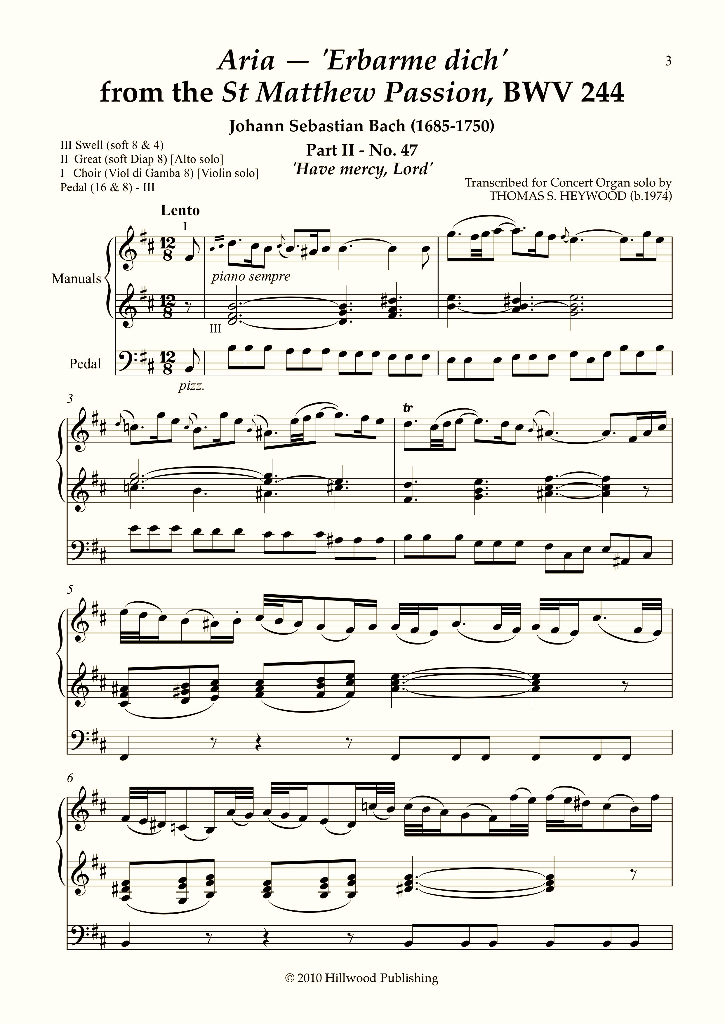 St Matthew Passion