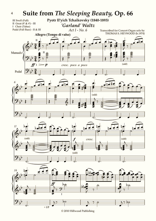 Tchaikovsky/Heywood - 'Garland' Waltz from Suite from The Sleeping Bea ...